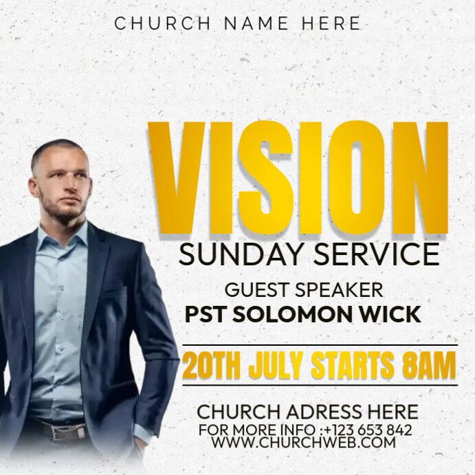 Vision service Template | PosterMyWall