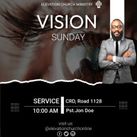Vision sunday Template | PosterMyWall