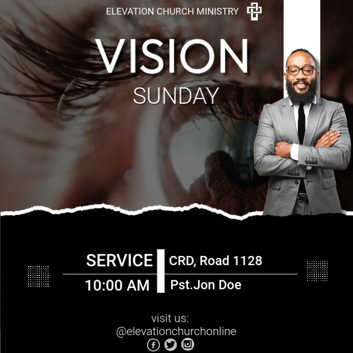 VISION SUNDAY (1) Template | PosterMyWall