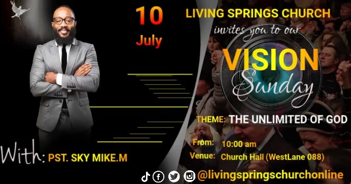 Copy of VISION SUNDAY (1) | PosterMyWall