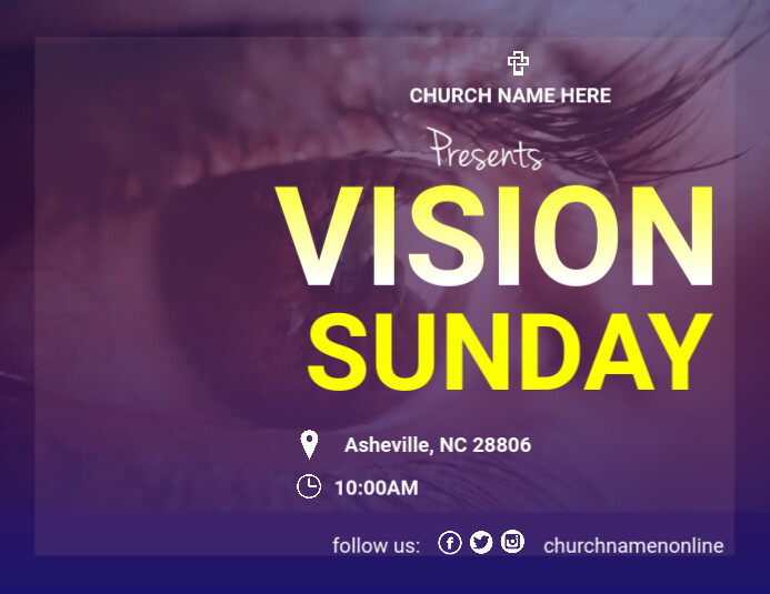 VISION SUNDAY (1) Template | PosterMyWall