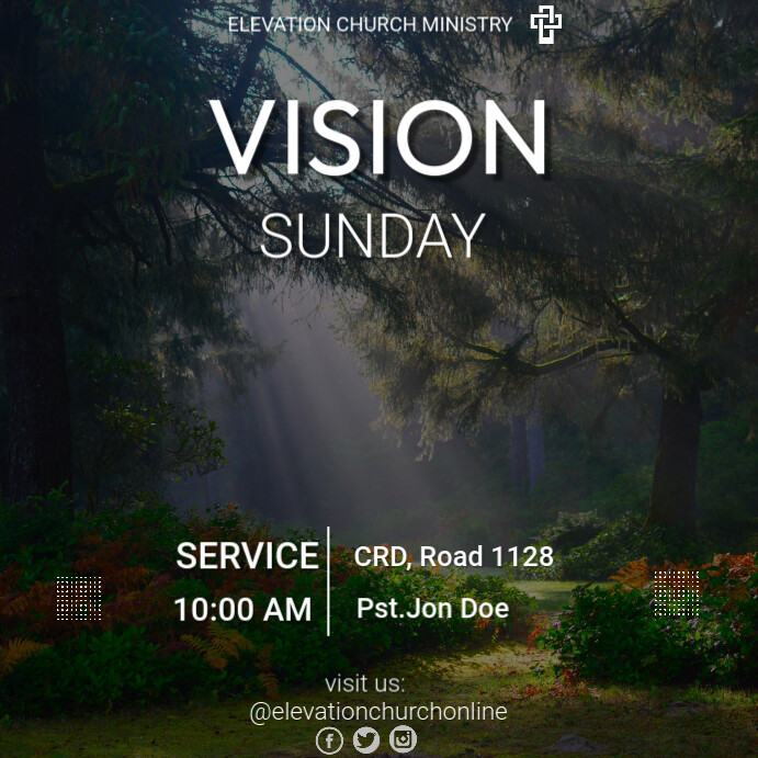 Copy of VISION SUNDAY (10) | PosterMyWall