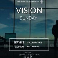 VISION SUNDAY (15) Template | PosterMyWall