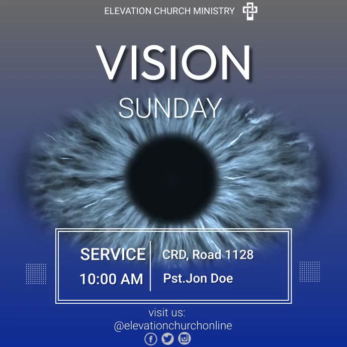 VISION SUNDAY (17) Template | PosterMyWall