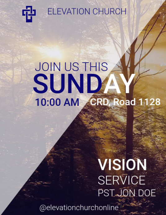 VISION SUNDAY (7) Template | PosterMyWall