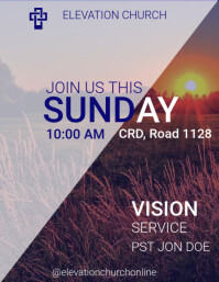 Vision Sunday Template | PosterMyWall