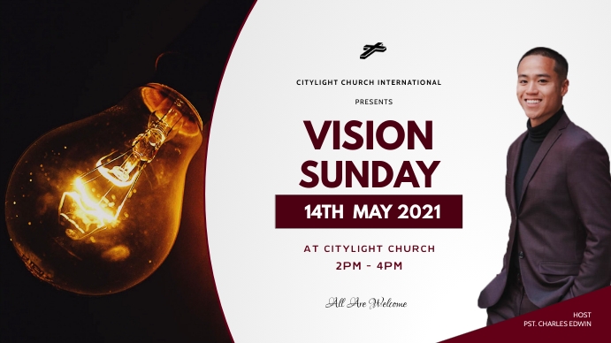 vision sunday church flyer Template | PosterMyWall