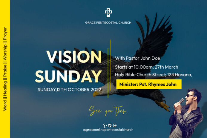 Copy of vision sunday | PosterMyWall