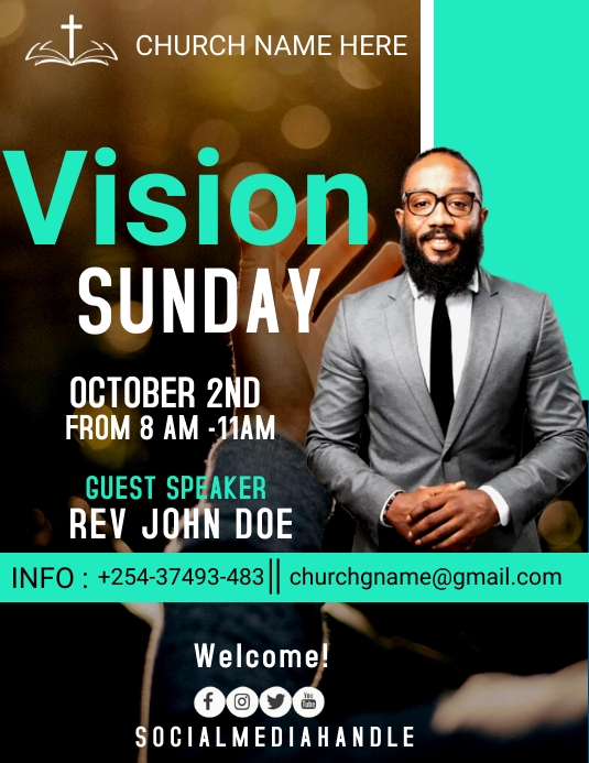 Copy of Vision Sunday | PosterMyWall