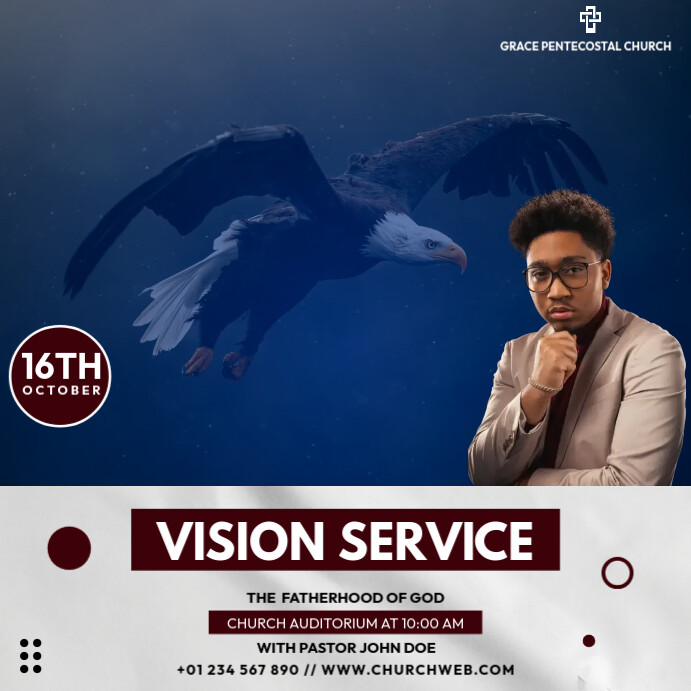 Plantilla de Vision Sunday | PosterMyWall