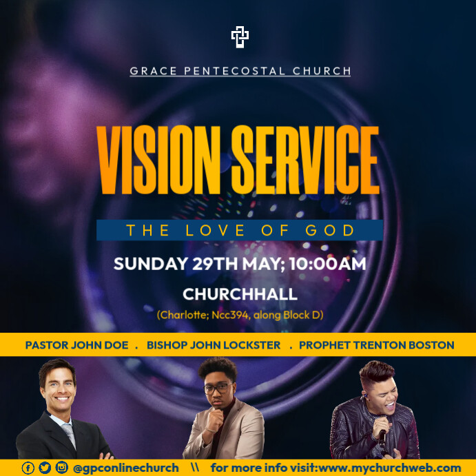 vision sunday Template | PosterMyWall