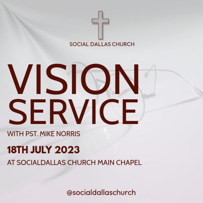 Vision sunday Template | PosterMyWall