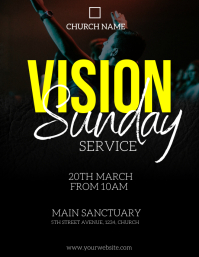 vision sunday flyer Template | PosterMyWall