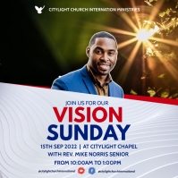 vision sunday flyer template | PosterMyWall