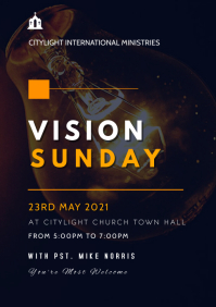 vision sunday flyer Template | PosterMyWall