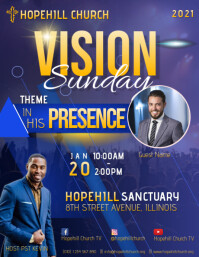 vision sunday flyer Template | PosterMyWall