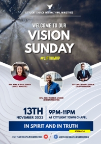 vision sunday flyer template | PosterMyWall