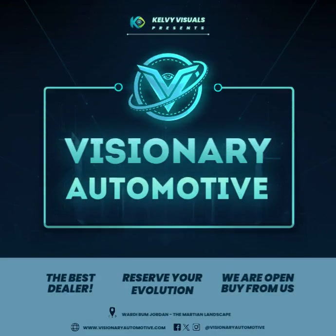 Visionary Automotive - Car Dealer Branding Logo Template | PosterMyWall