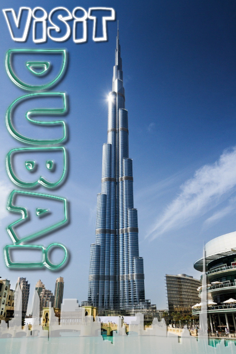 VISIT DUBAI poster 2 Template | PosterMyWall