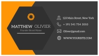 Grocery Store Service Visiting Card Template | PosterMyWall