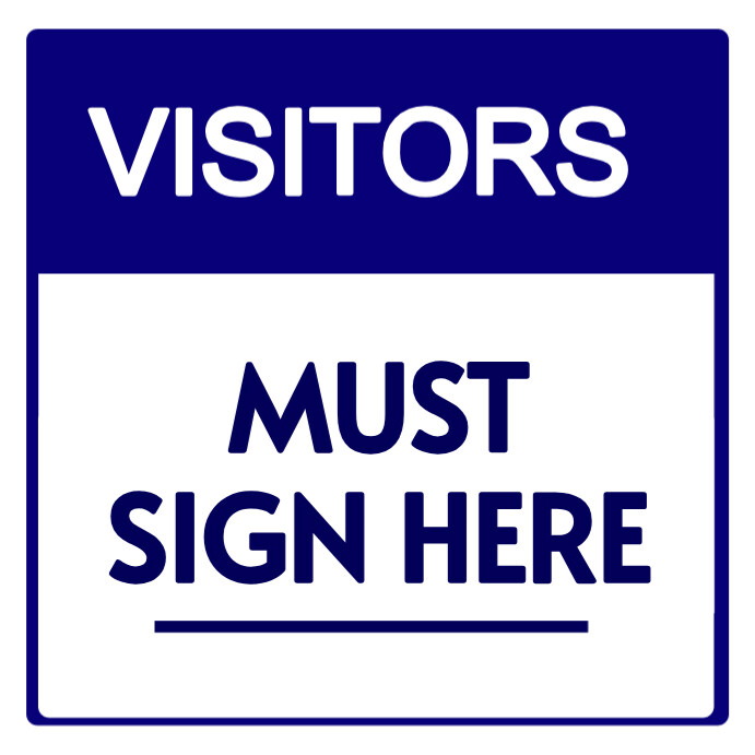 Copy of Visitors sign in | PosterMyWall