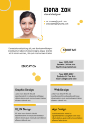 Resume Template | PosterMyWall