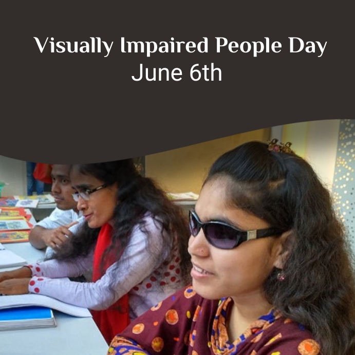 visually impaired people day Template | PosterMyWall