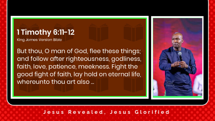 Vmix, OBS Multi-View Preacher & Bible Template | PosterMyWall