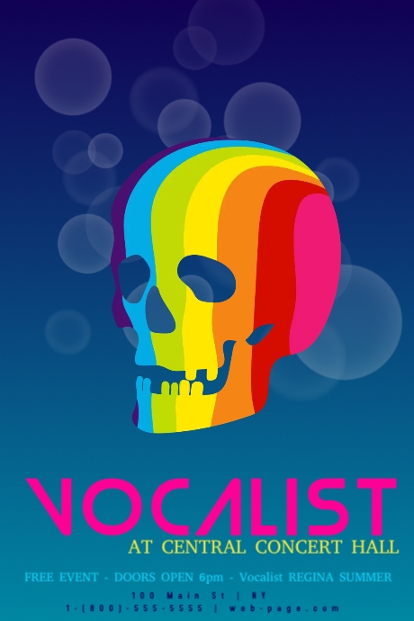 Copy of Vocalist | PosterMyWall
