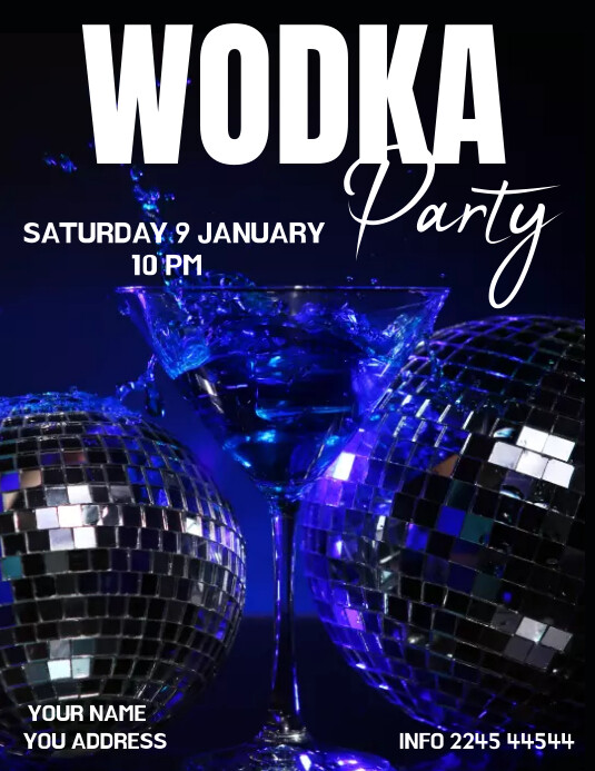 VODKA Template | PosterMyWall