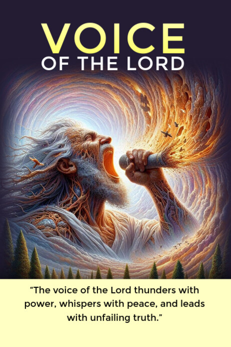 Voice Of God Template Postermywall 7660