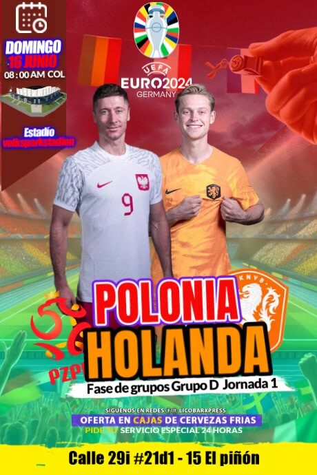 Volante copa euro 2024 Soccer Template | PosterMyWall