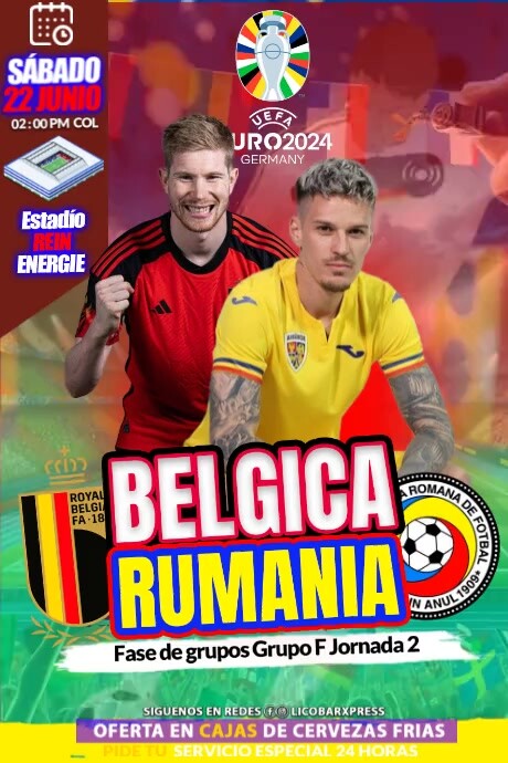 Volante Copa Euro 2024 Soccer Póster Ithempulethi | PosterMyWall