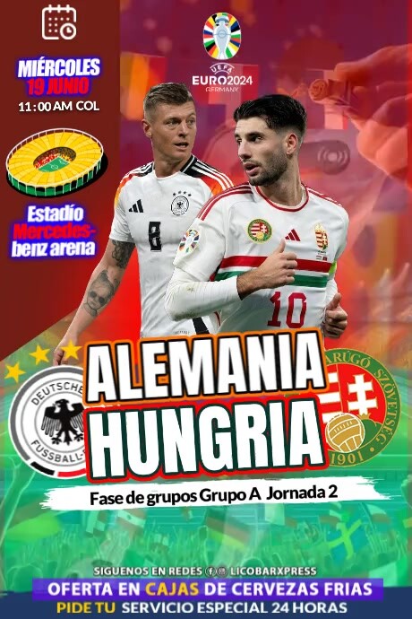 Volante Poster Euro Copa 2024 Soccer Futbol P Template | PosterMyWall