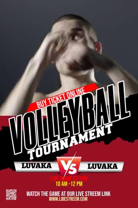 Volley Ball Championships Sports Banner Templat | PosterMyWall