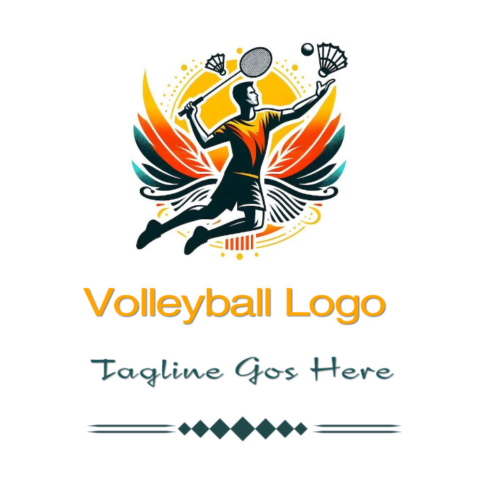 Volley ball Logo Template | PosterMyWall