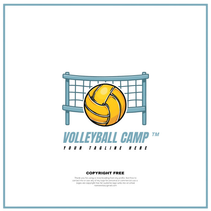 Copy of Volleyball camp logo | PosterMyWall