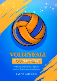 VOLLEYBALL Template | PosterMyWall