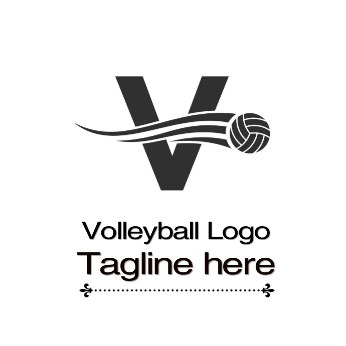 Volleyball Logo Template | PosterMyWall