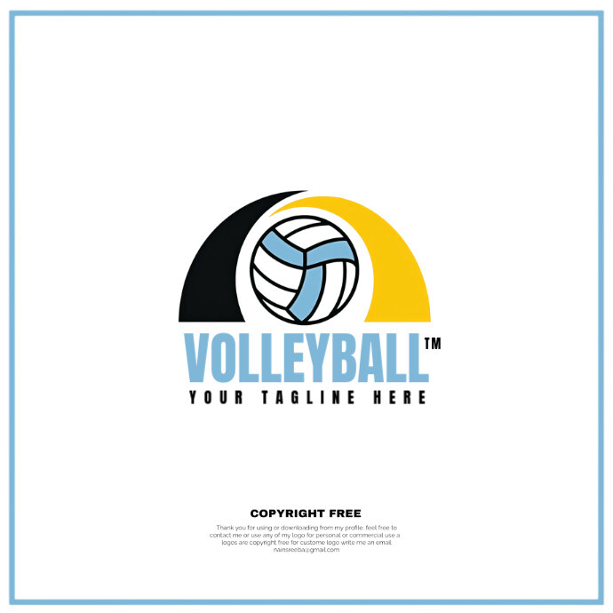 volleyball logo Template | PosterMyWall