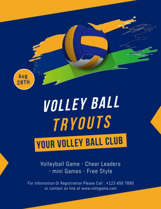 Copy of VOLLEYBALL POSTER | PosterMyWall