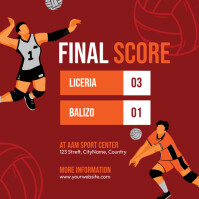 Volleyball tournament flyer template | PosterMyWall