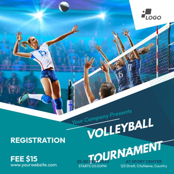 Volleyball Tournament Poster Basketball/Volleyball Tournament Poster