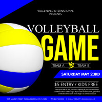 Volleyball Tournament Ad Template | PosterMyWall