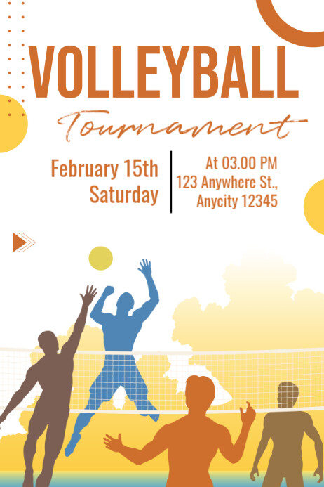 Volleyball Tournament Template | PosterMyWall
