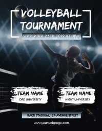 Volleyball Tournament Flyer Template | PosterMyWall