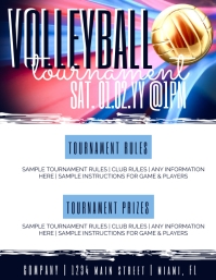 Volleyball tournament flyer template | PosterMyWall