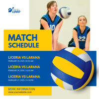 Volleyball Tournament Ad Template | PosterMyWall