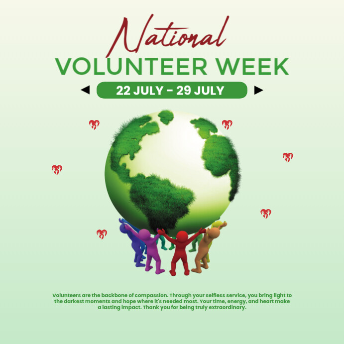 Volunteer Appreciation Template | PosterMyWall