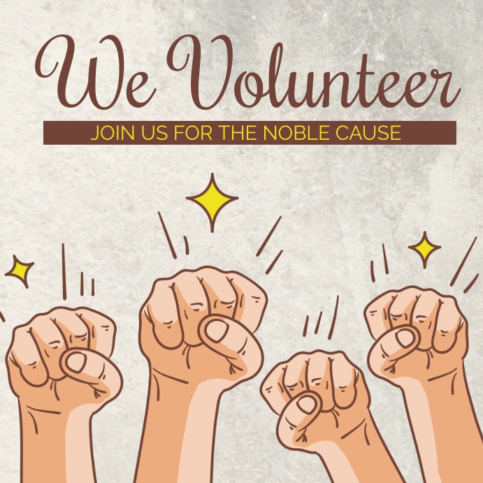 volunteer Template | PosterMyWall